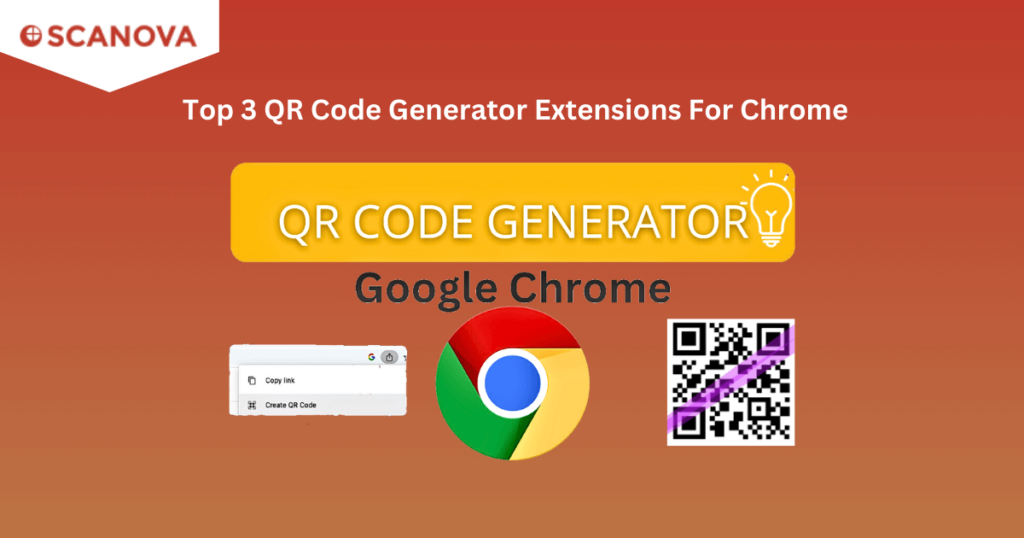 QR Code Generator Extension For Chrome: Use Scanova With Ease